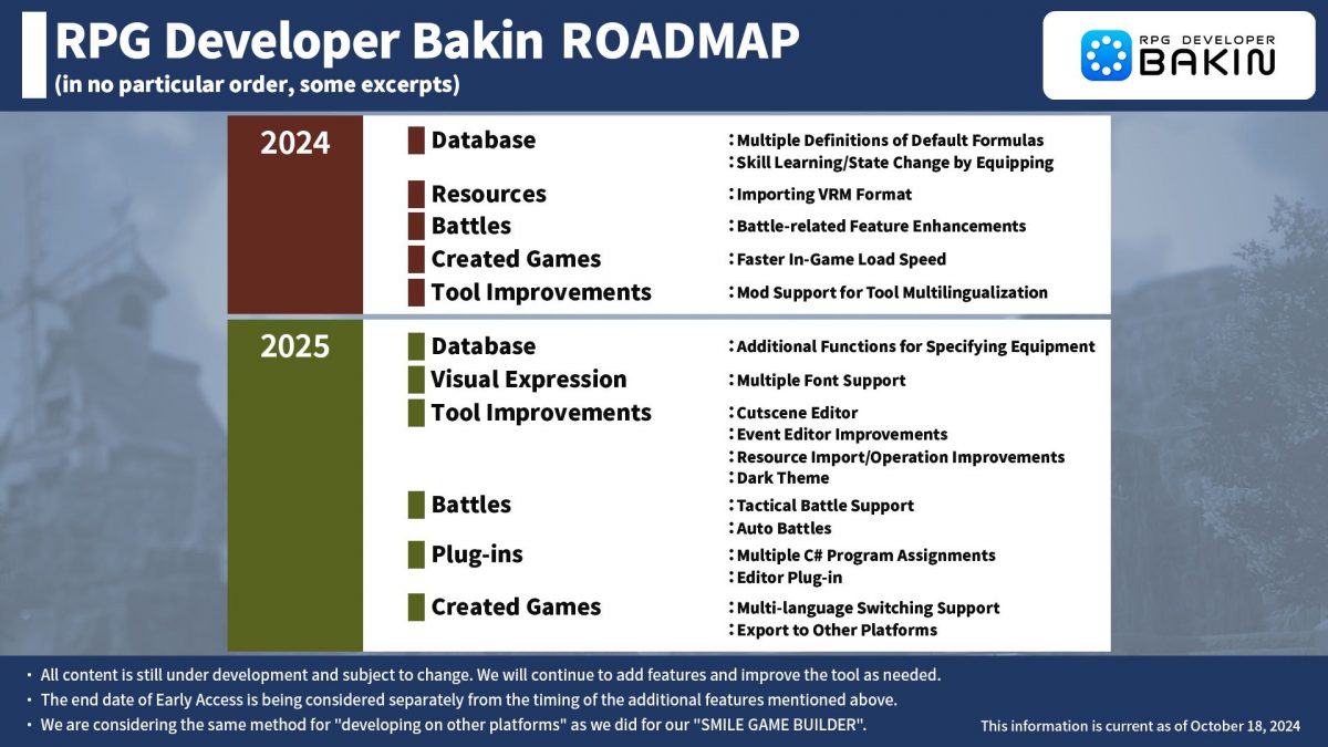 RPG Developer Bakin: Major update Ver. 1.11 implemented | SmileBoom
